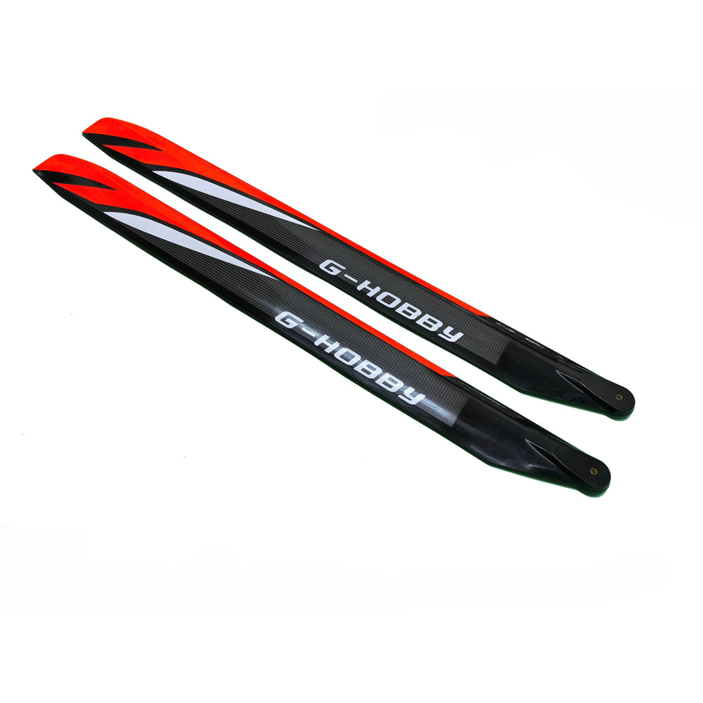 Rc Helicopter Carbon Fiber Rotor Blades And Tail Blades – G-HOBBY RC ...