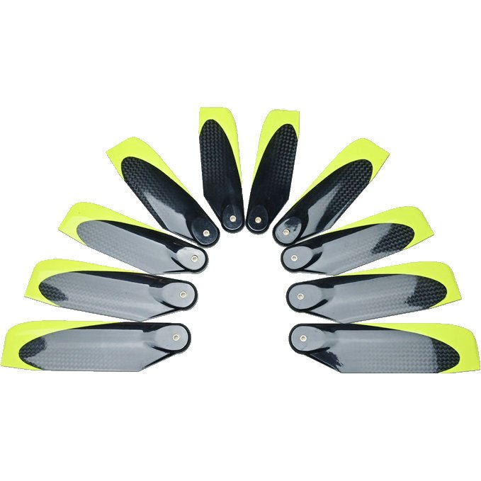 Rc Helicopter Carbon Fiber Rotor Blades And Tail Blades – G-HOBBY RC ...